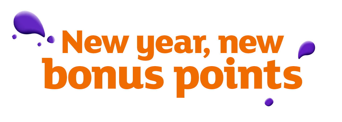 New year, new bonus points